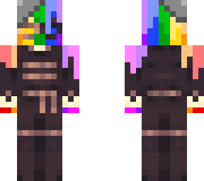 rainbow blob in suit | Minecraft Skins