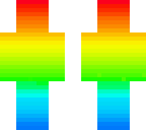 Rainbow dude | Minecraft Skin