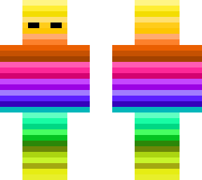 Rainbow Man | Minecraft Skin
