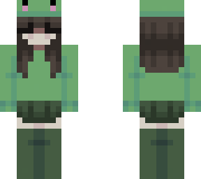 They say if you touch a frog, you become one | Minecraft Skin