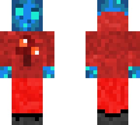 Crimson Glow Squid | Minecraft Skin