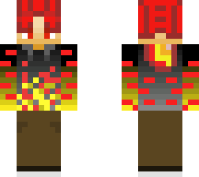 Fire Jacket | Minecraft Skin