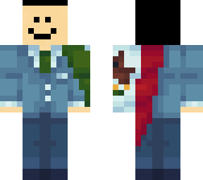 future president of karmaland, quackity (ALT. SUIT COLOR) | Minecraft Skin