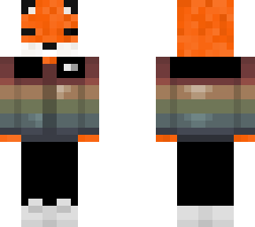 Cute rainbow fox(check des) | Minecraft Skin