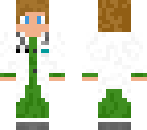 Doctor with green scrubs | Minecraft Skin