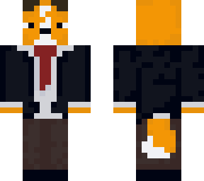 fox in a suit | Minecraft Skins