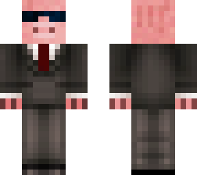 pig hit man | Minecraft Skin