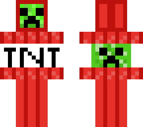 TNT creeper | Minecraft Skin
