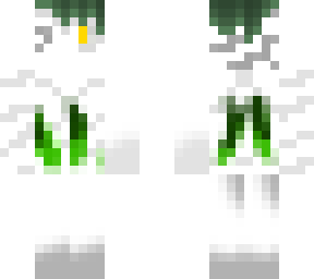 white zetsu | Minecraft Skin