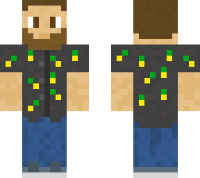 XII Hawaiian Pineapple Shirt | Minecraft Skin