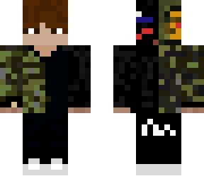 Bape zip hoodie boy | Minecraft Skin