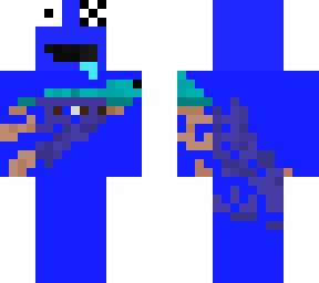 Blue rainbow friend revealed | Minecraft Skin