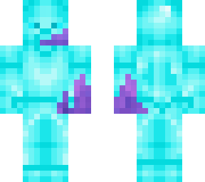 Crystalized Blue Steve | Minecraft Skin