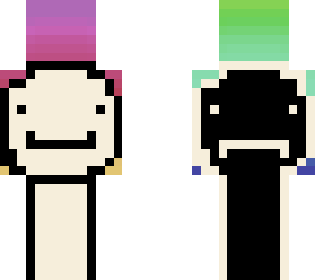 fading two-faced dream | Minecraft Skin