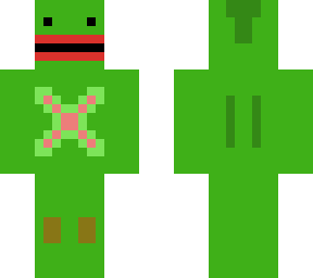 frog luffy | Minecraft Skin