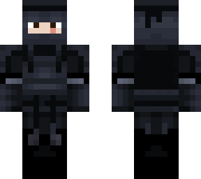 ninja shinobi combat martial black | Minecraft Skins