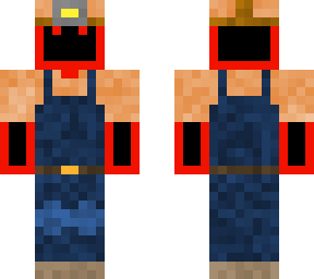 Miner Red Box | Minecraft Skin