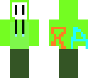RA skin first two letters of the poeple who made | Minecraft Skin