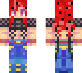 red recolor diavollo fixed no mistake now | Minecraft Skin