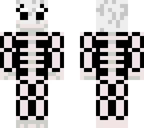 Skeleton Kissy Missy | Minecraft Skin