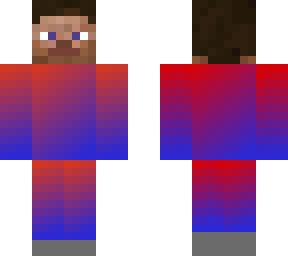 blue and red | Minecraft Skin
