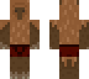 capybara wearing boxers | Minecraft Skin