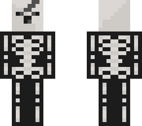 derpy skeleton narwhal | Minecraft Skin