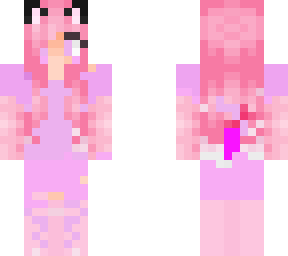 love pink skin cute | Minecraft Skin
