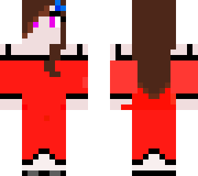 ragazza in abito da sera | Minecraft Skin