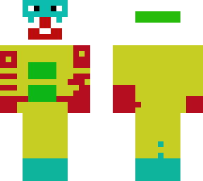 shorty killer klowns | Minecraft Skin