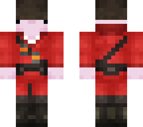 Team Fortress 2 Soldier (Axolotl) | Minecraft Skin