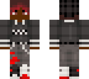 Creds to whoever made this i just made a black verison | Minecraft Skin