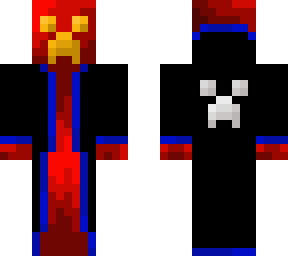 creeper in cloak | Minecraft Skin