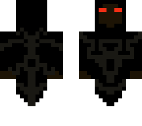 ghost with black cap | Minecraft Skin