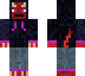 Girl shadow devil | Minecraft Skin