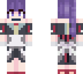 Mafuyu Asahina's Snow White Foggy Dress | Minecraft Skin