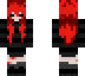 red life emo | Minecraft Skins