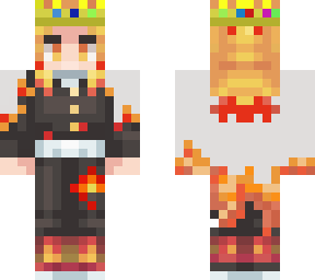 demon slayer rengoku | Minecraft Skins