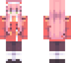 002- Darling in the FranXX fanart | Minecraft Skin