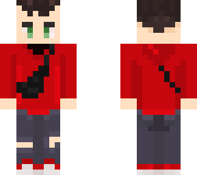 8cho chaqueta roja | Minecraft Skin
