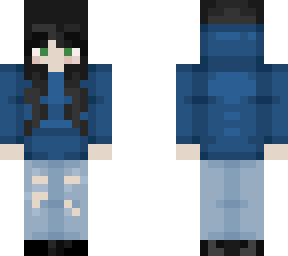 hoodie girl | Minecraft Skin