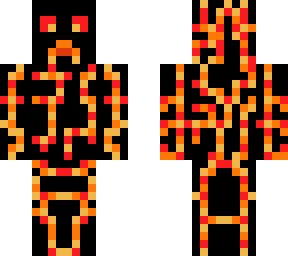 magma creeper | Minecraft Skin