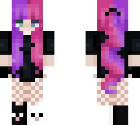 Multi-coloured Tomboy | Minecraft Skin