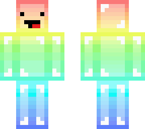 Rainbow Slime Minecraft Skin