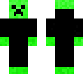 creeper with random designed body | Minecraft Skin