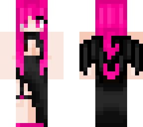 pink demon | Minecraft Skins