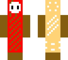 fall guys hot dog | Minecraft Skins