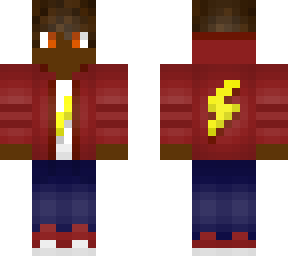Flash Hoodie | Minecraft Skin