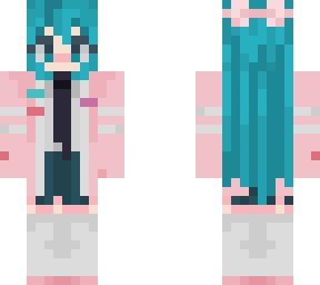 hatsune miku - ribbon girl | Minecraft Skin