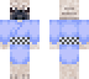 Kimono Pug | Minecraft Skin